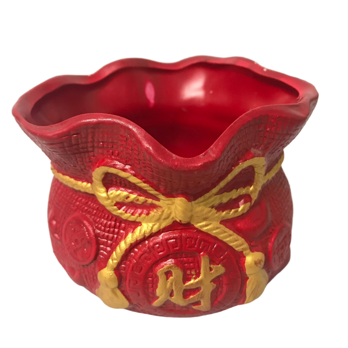 Ceramic pot with fortune word – IM Garden Mart